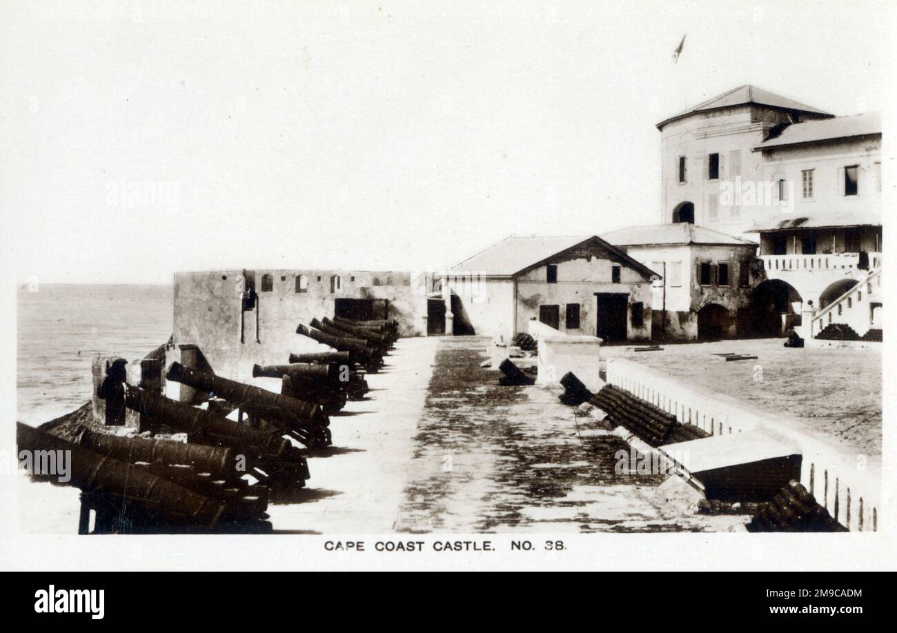 Cape Coast Castle, one of about forty "slave castles", or large ...