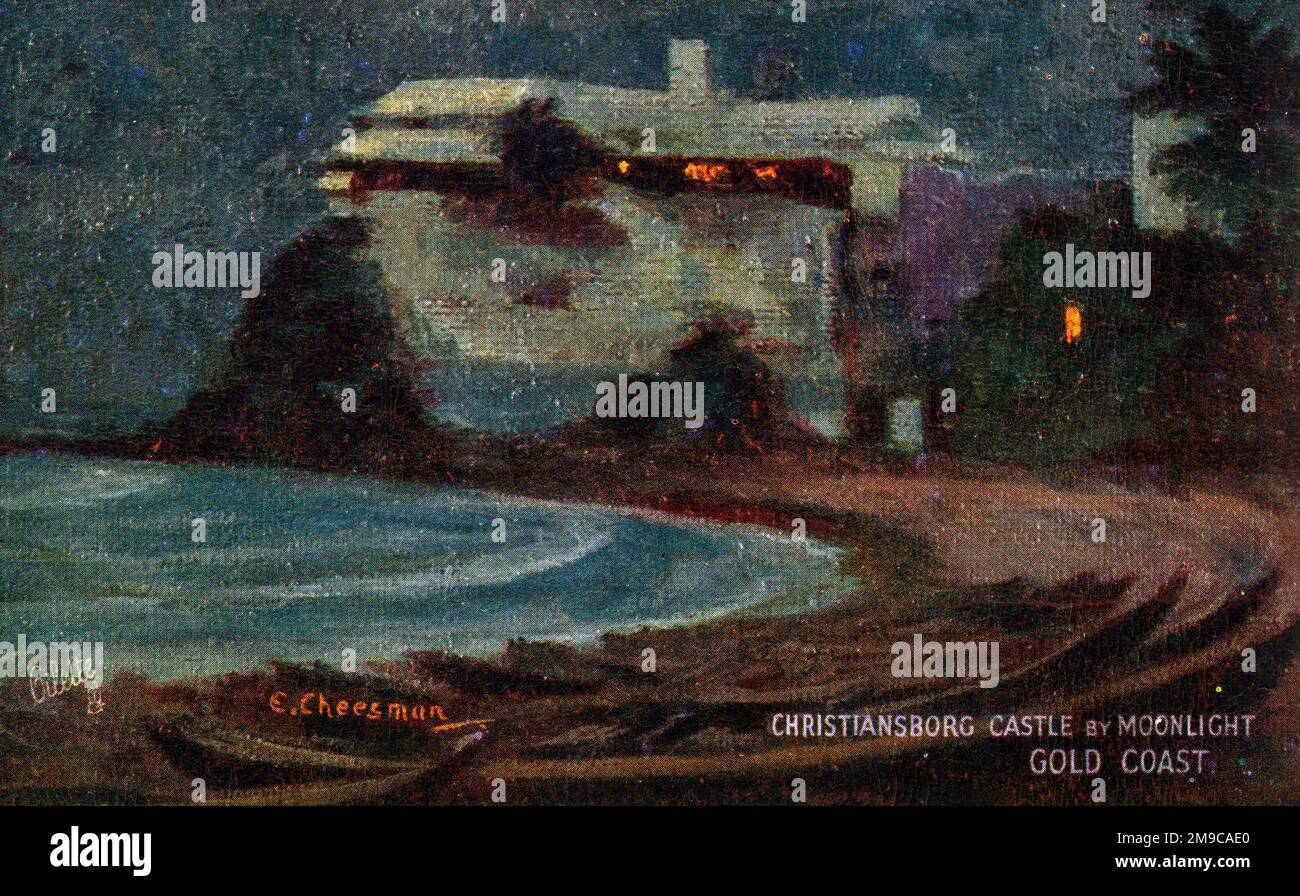 Osu Castle, Accra (also known as Fort Christiansborg or the Castle) - a ...