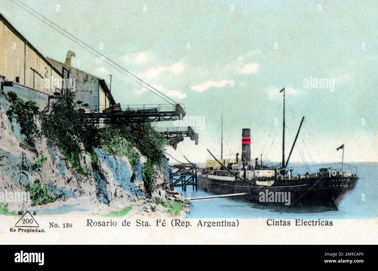 Rosario, Santa Fe, Argentina - The port with the SS Iolanthe (British ...