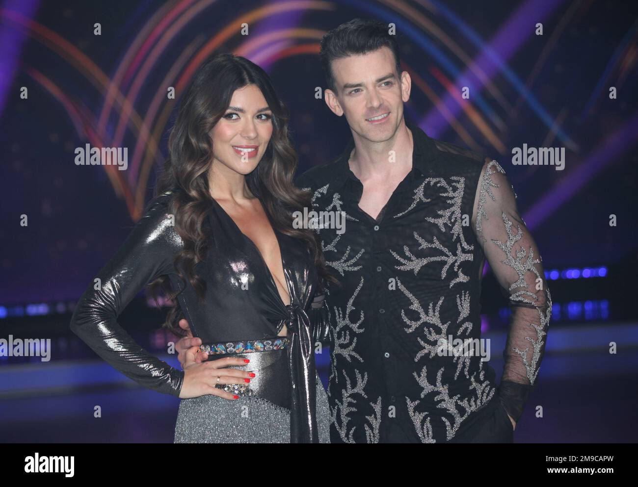 London, UK. Brendyn Hatfield and Ekin-Su Culculoglu at the photocall ...