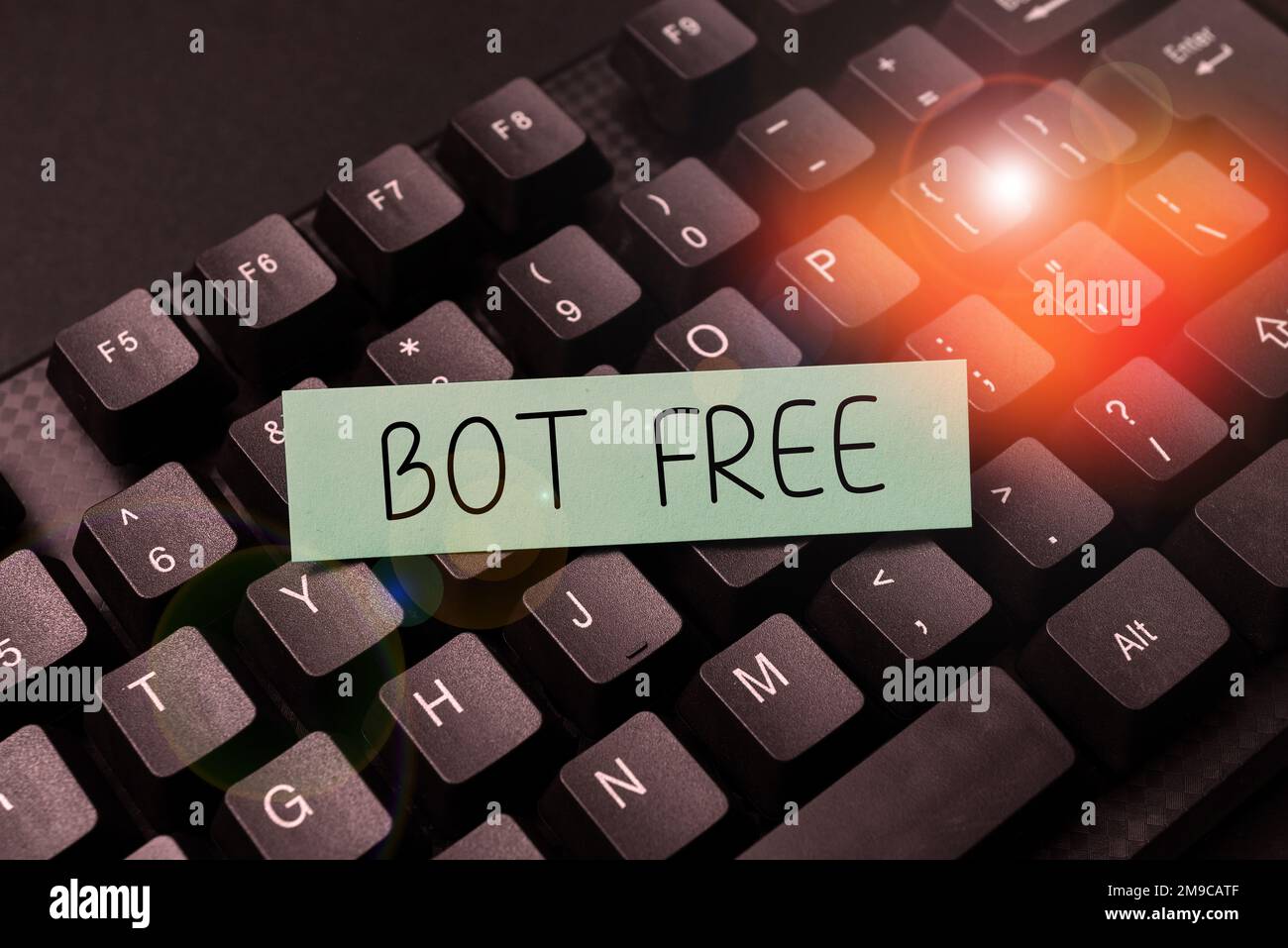 Conceptual caption Bot Free. Business concept a computer program that works automatically ...