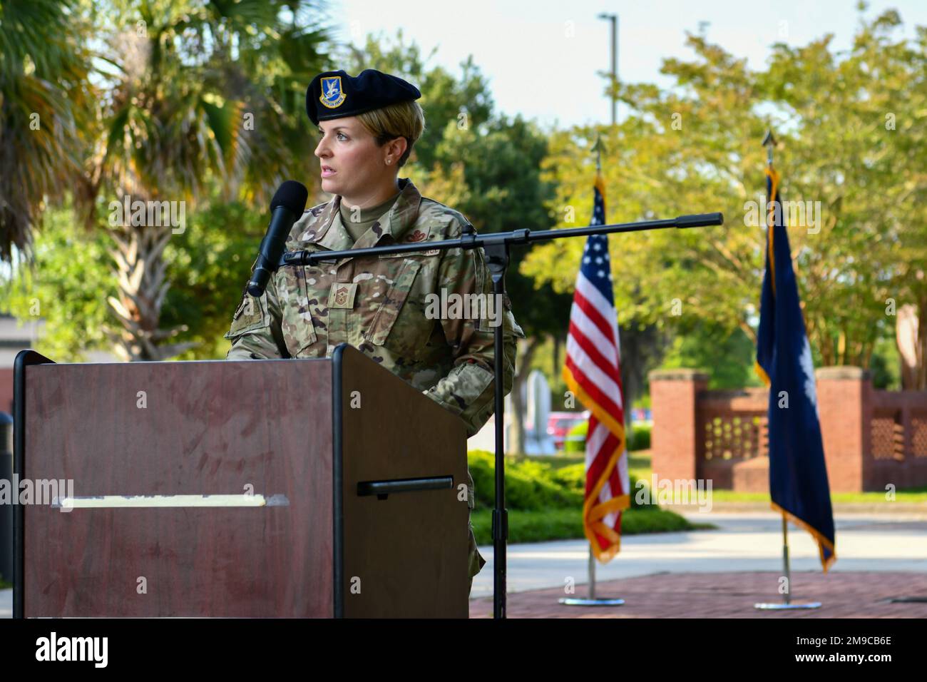 U.S. Air Force Chief Master Sgt. Rebecca Bateman, 628th Air Base Wing ...