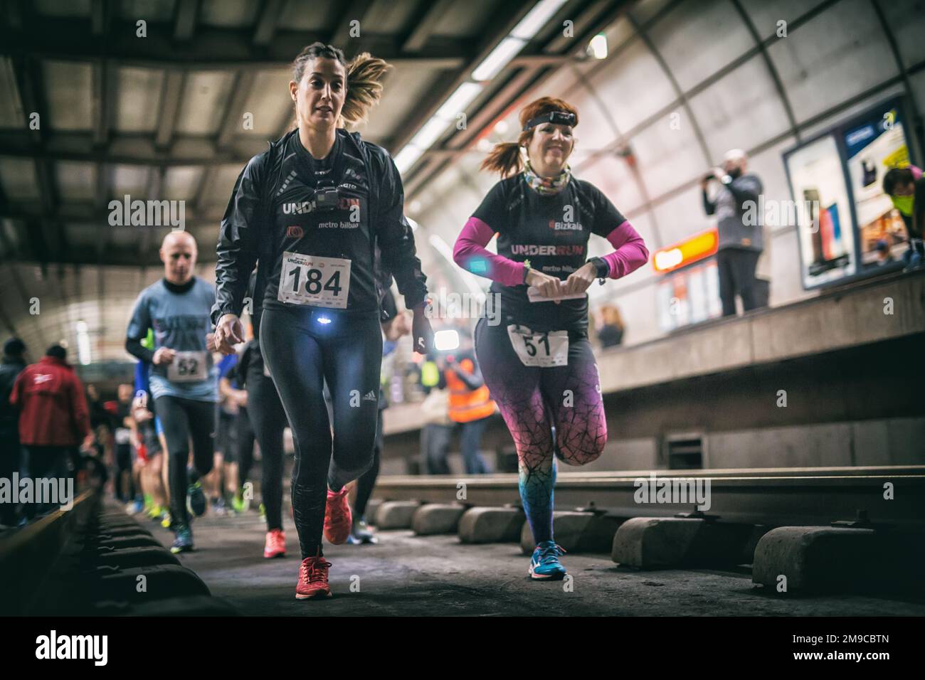Bilbao night marathon hi-res stock photography and images - Alamy