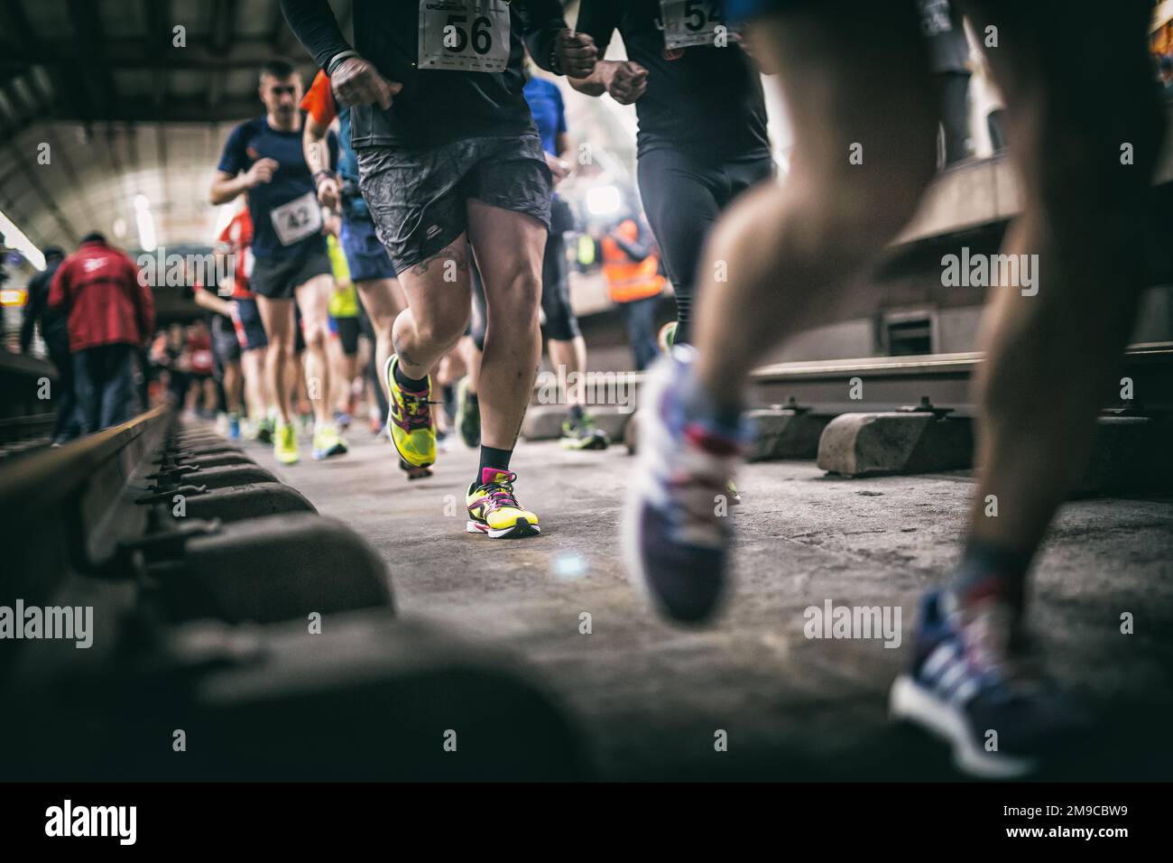 Runner zooming hi-res stock photography and images - Alamy