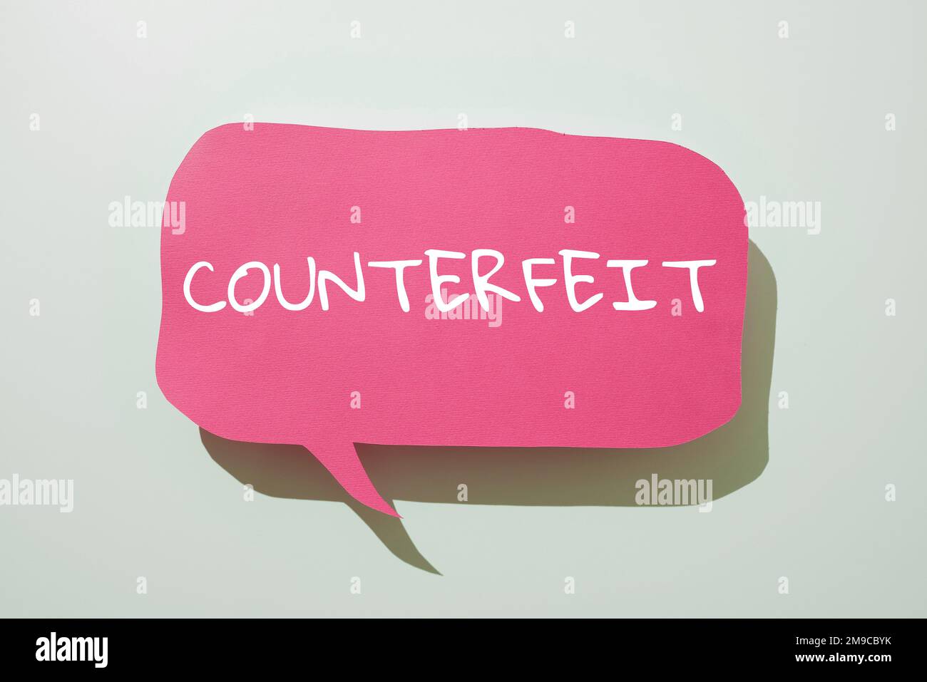 Conceptual caption Counterfeit. Concept meaning made in imitation of ...