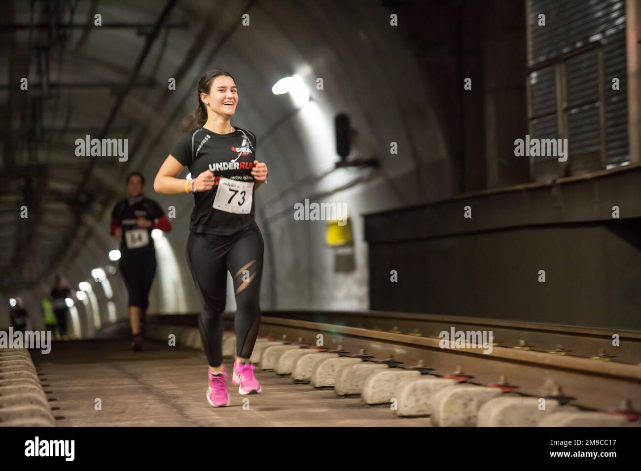 Subway running race hi-res stock photography and images - Alamy