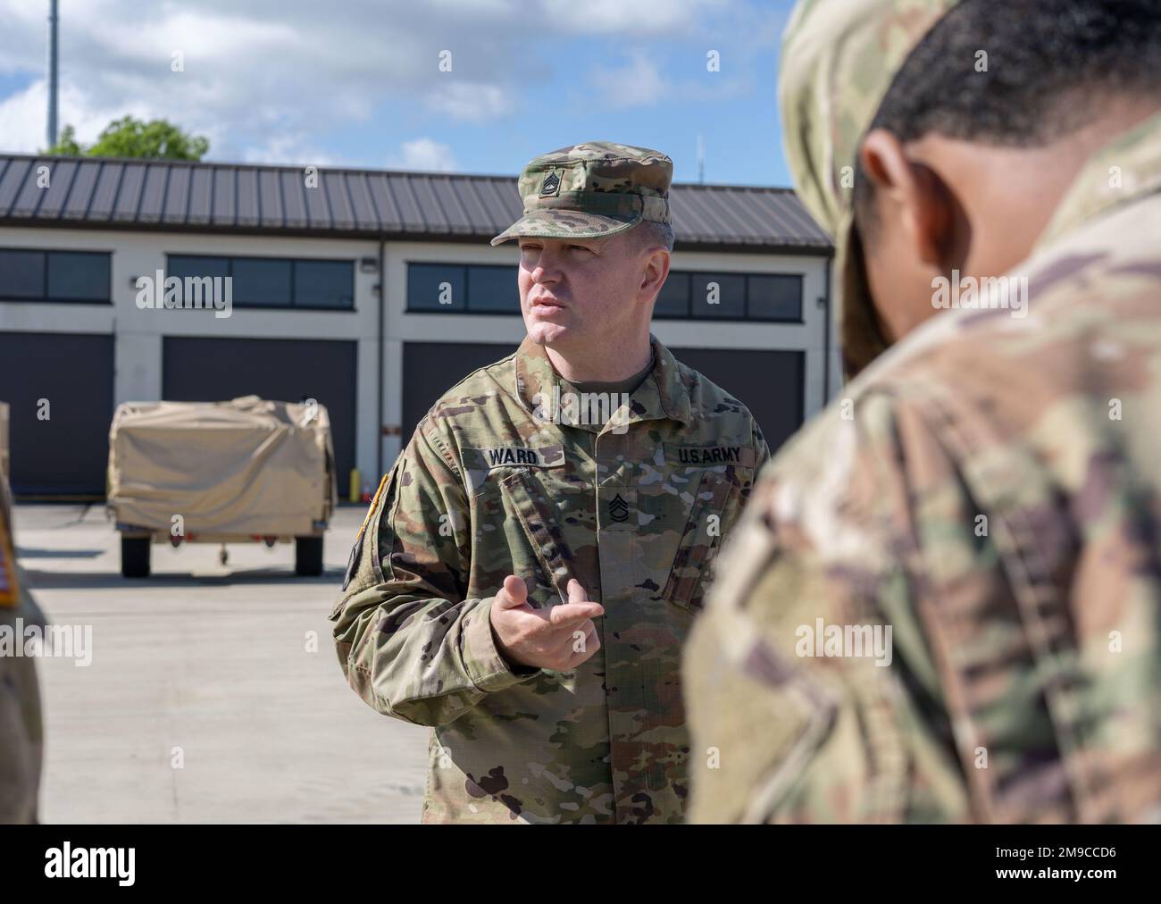 Sgt. 1st Class Trevor Ward, senior signal operations noncommissioned ...