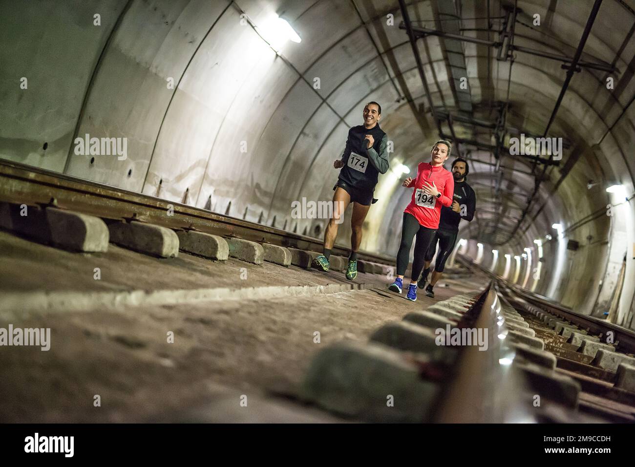 Subway running race hi-res stock photography and images - Alamy