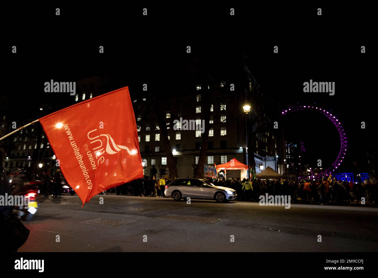 Unite trade union flag hi-res stock photography and images - Alamy