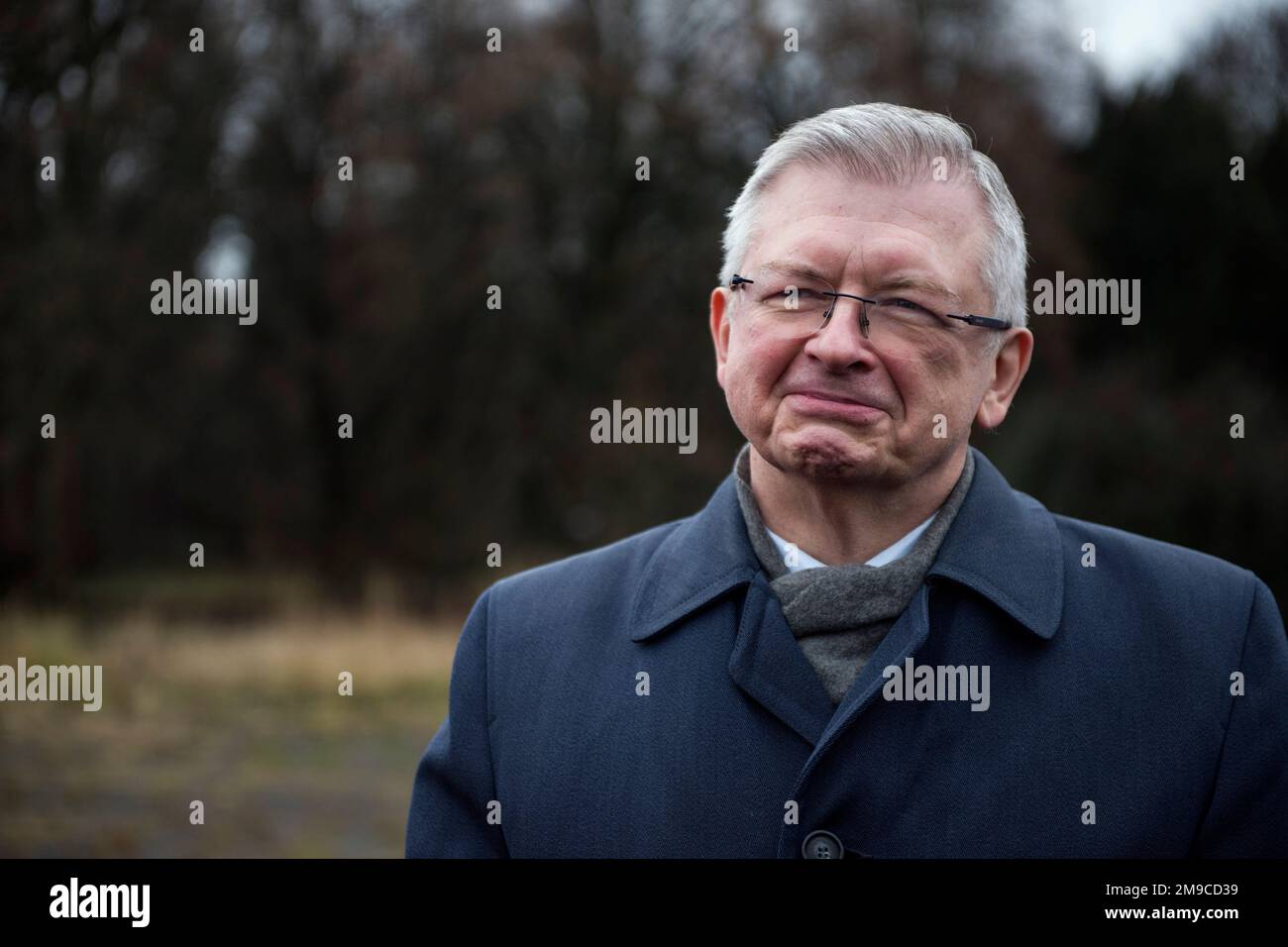The Russia's ambassador to Poland, Sergey Andreev is seen at the Soviet ...