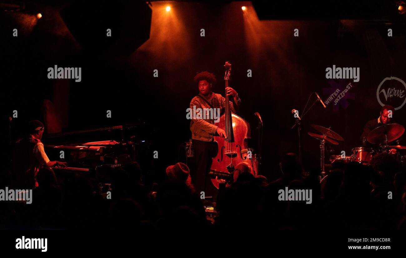 New York, United States. 16th Jan, 2023. Julius Rodriguez performs with ...