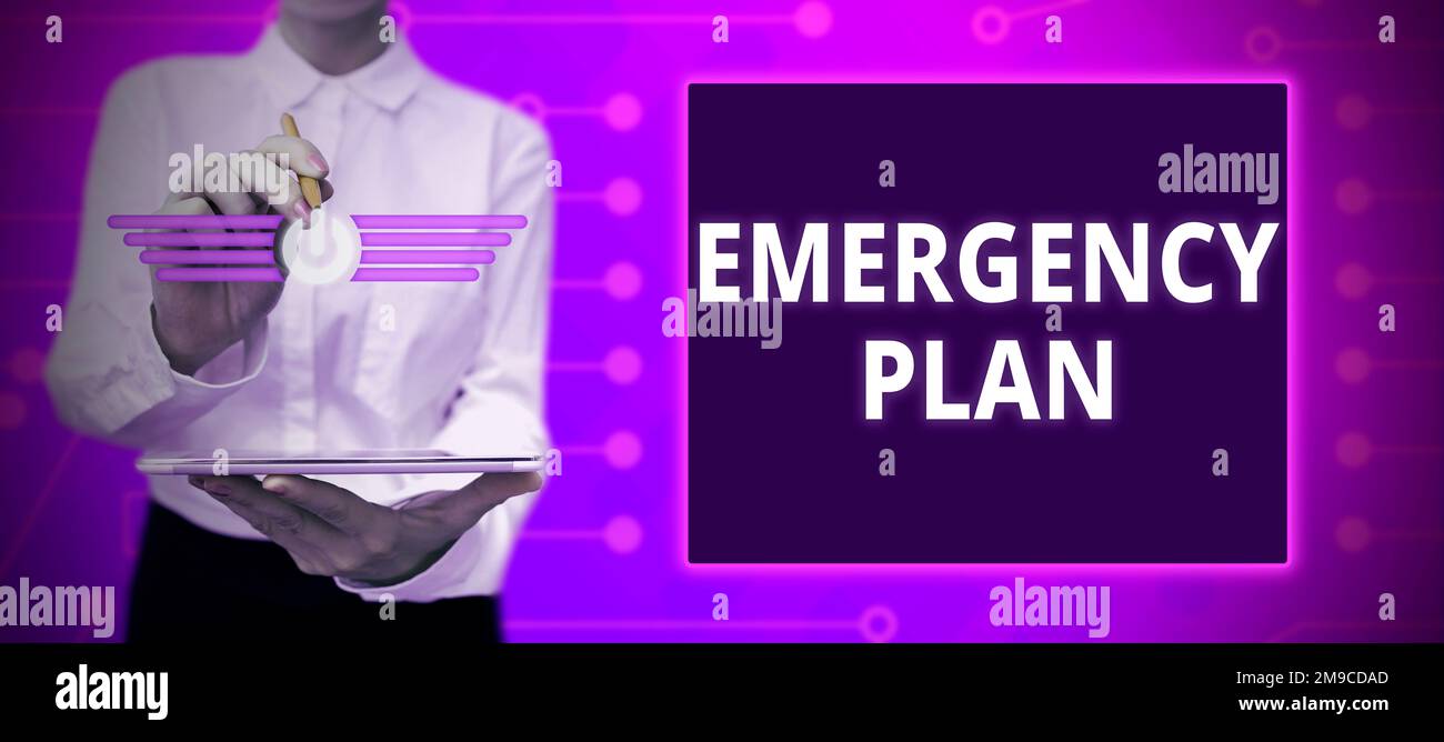 Conceptual caption Emergency Plan. Concept meaning Procedures for ... Conceptual caption Emergency Plan. Concept meaning Procedures for ...
