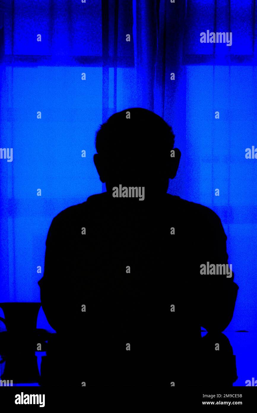 Mid length half silhouette hi-res stock photography and images - Alamy