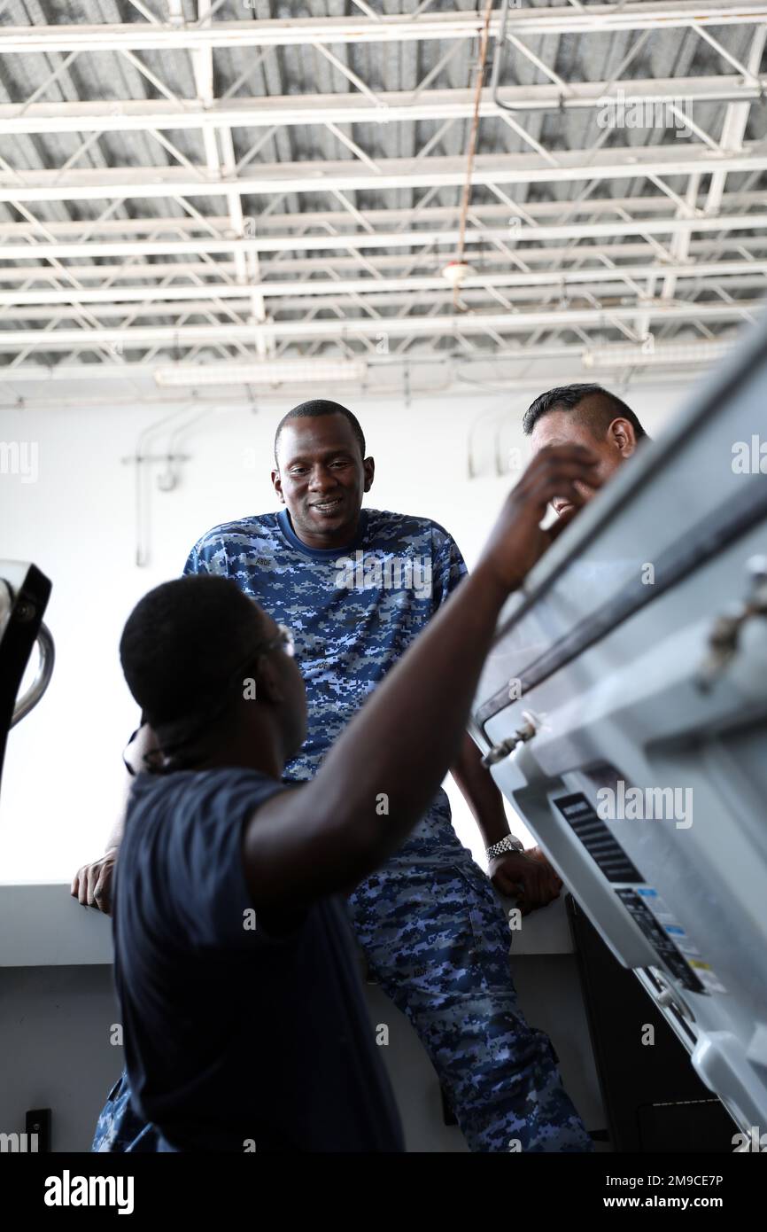 U.S. Navy and partner nation Coast Guard units work on Belize Coast ...