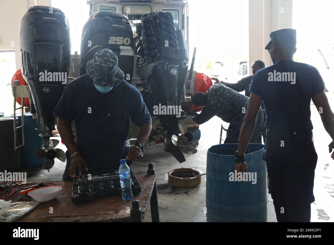 US Navy and partner nations perform maintenance training on Belizean ...