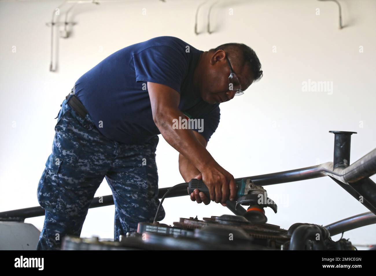 US Navy and partner nations perform maintenance training on Belizean ...