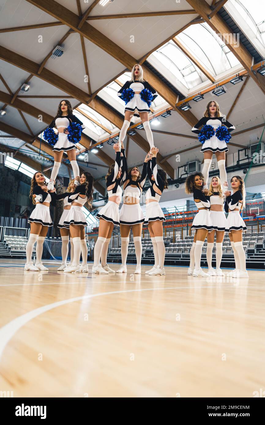 Gymnastics pyramid hi-res stock photography and images - Alamy