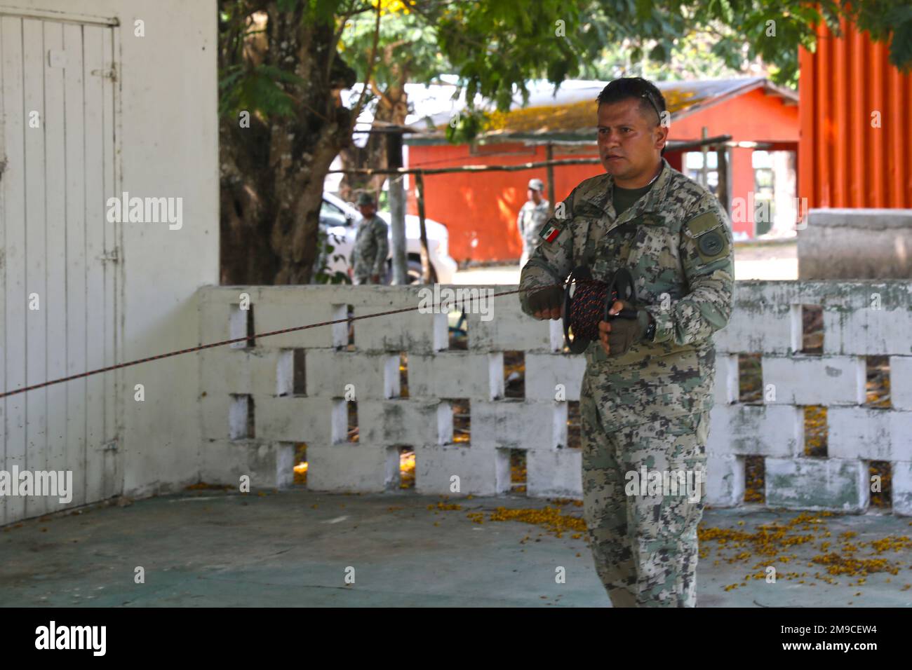 US Navy, French Navy, Belize Defence Force, and Mexican Marines perform ...