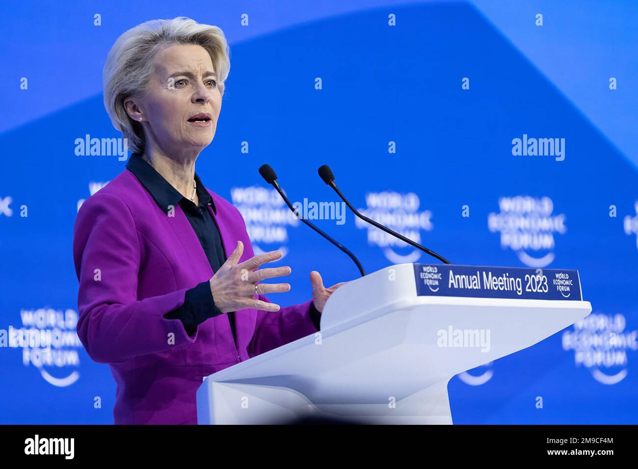 Davos, Switzerland. 17th Jan, 2023. European Commission President ...