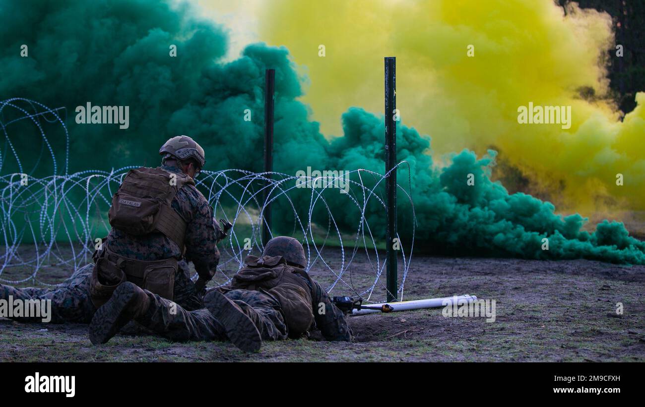 U.S. Marines with 2d Combat Engineer Battalion, 2d Marine Division ...