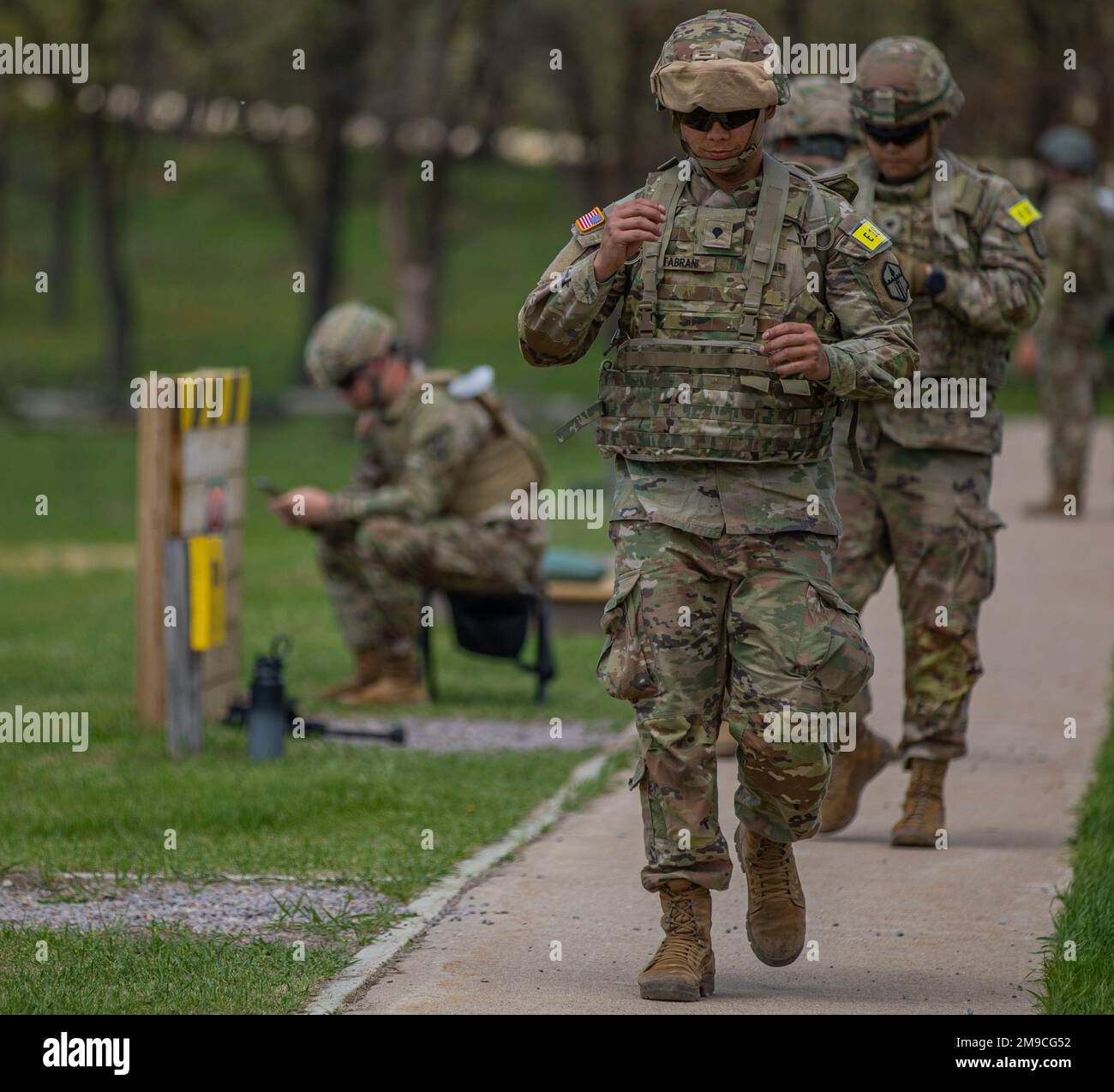 Army Reserve Spc. Ibrahim Tabrini, assigned to the 416th Theater ...