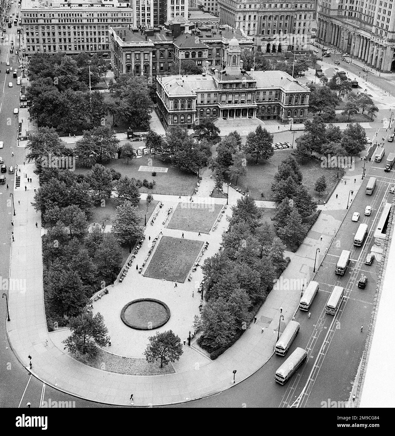 1950s aerial downtown manhattan hi-res stock photography and images - Alamy