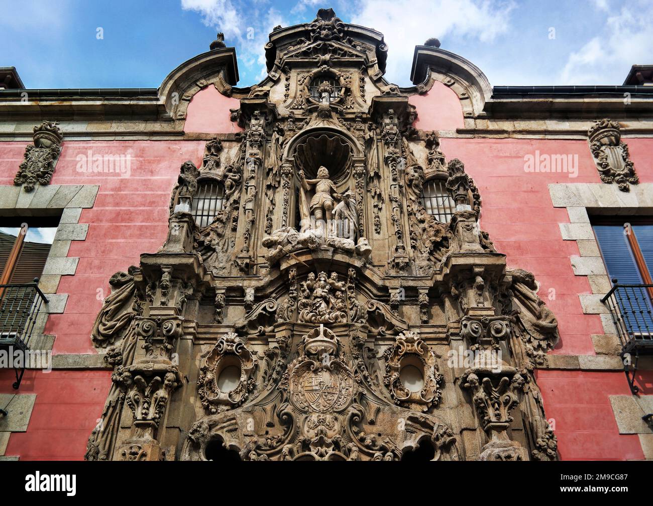 Madrid, Spain - May 2018: Facade of the Museum of History of Madrid ...
