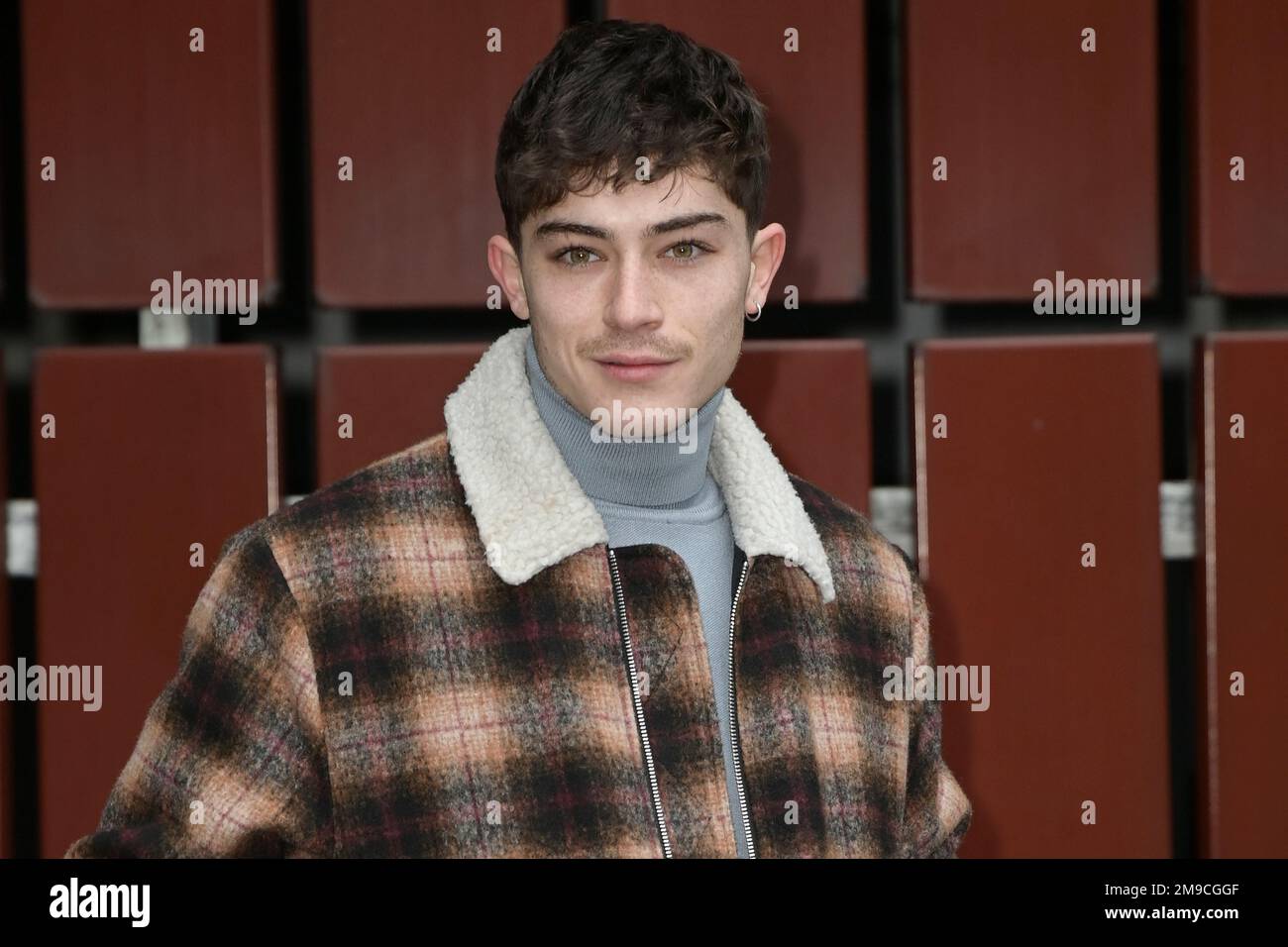 Federico Russo attends the photocall of Rai fiction "Black out vite ...