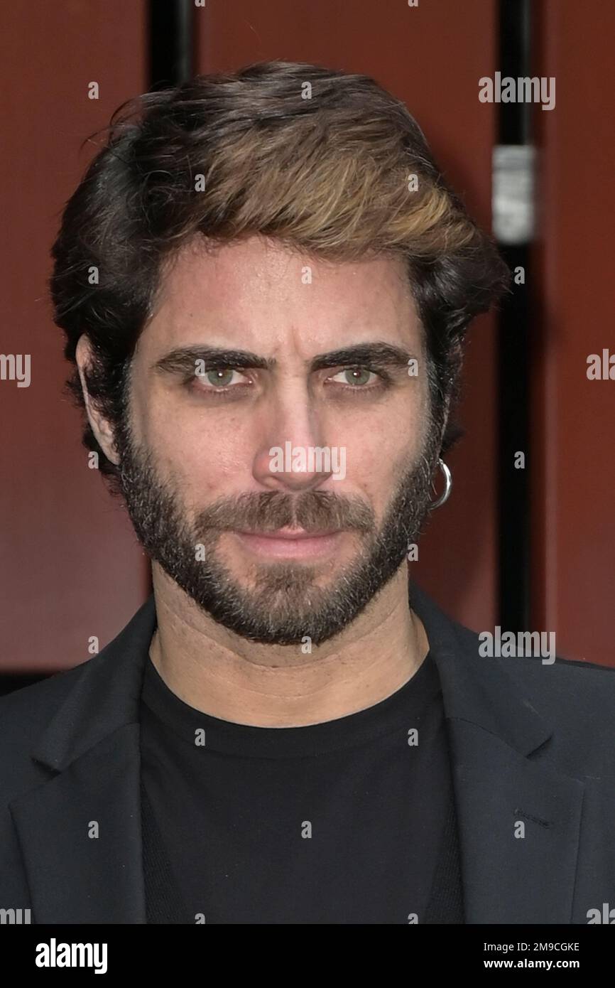 Marco Rossetti attends the photocall of Rai fiction "Black out vite ...