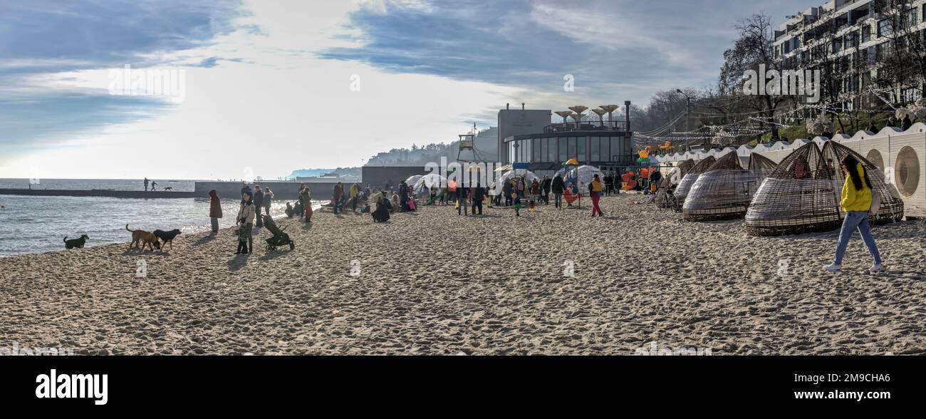 Kiwi beach in Odessa, Ukraine Stock Photo - Alamy