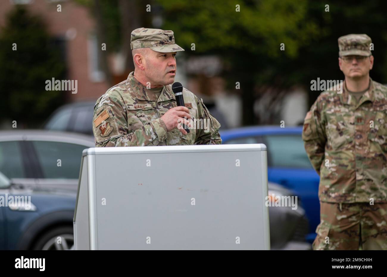 Air Force Lt. Col. Kelly Rakes, Deputy Chief of Staff for Joint Base ...