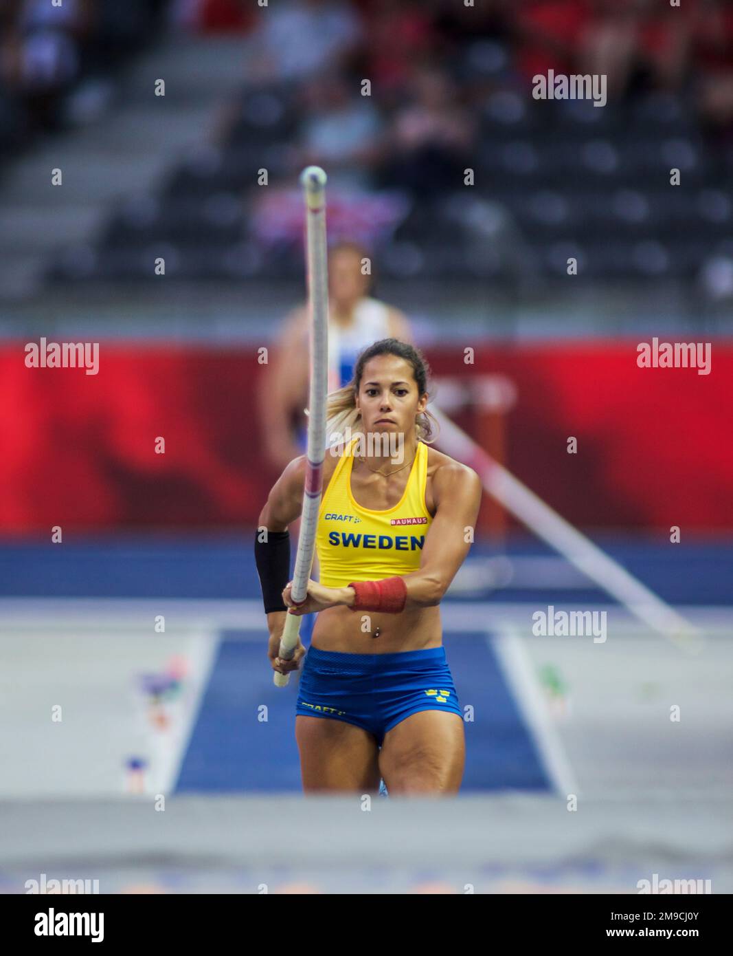 Angélica Bengtsson participating in an international competition in the ...