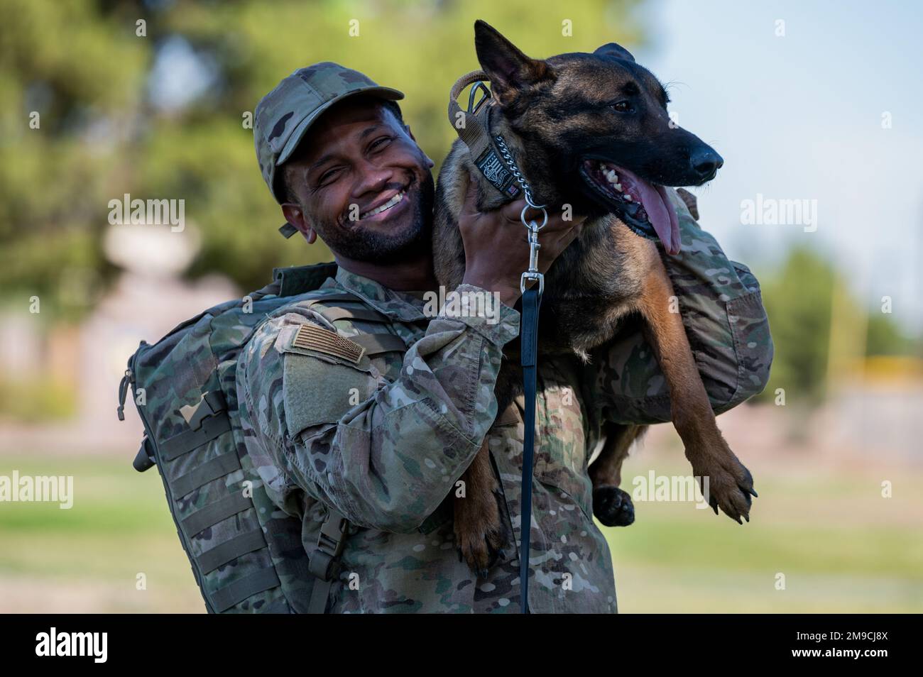 Tech. Sgt. Albert Middleton, 99th Security Squadron kennel master ...