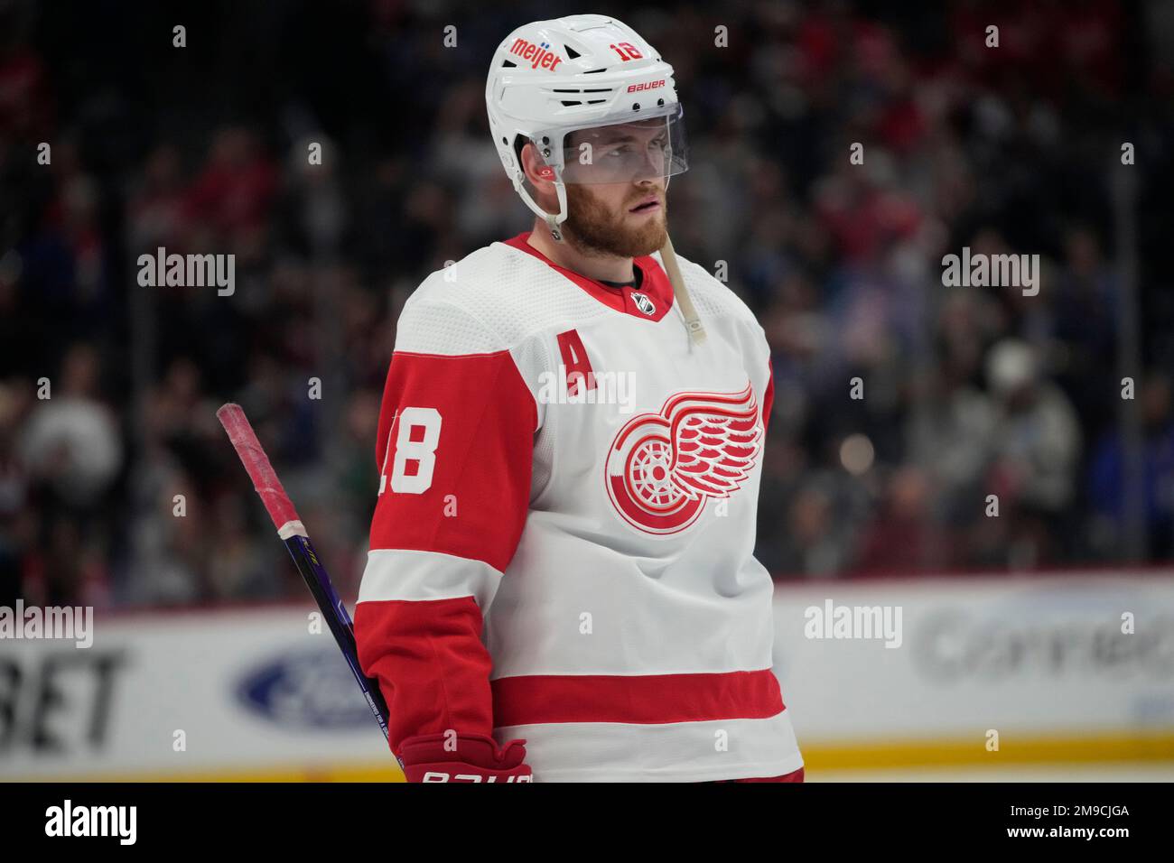 Detroit Red Wings center Andrew Copp (18) in the third period of an NHL ...