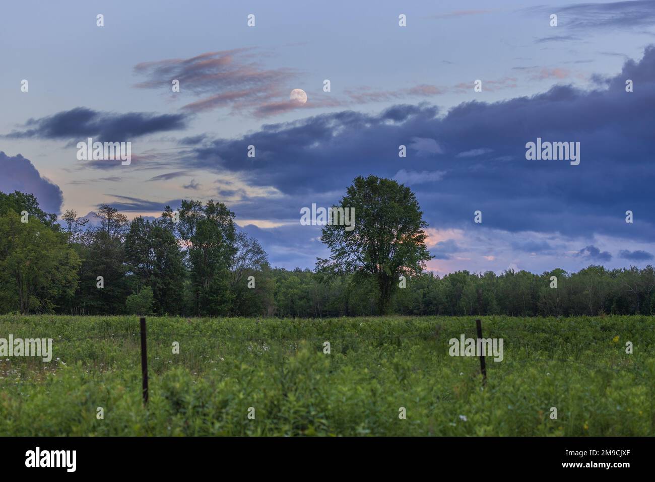 Moonrise scenery hi-res stock photography and images - Alamy