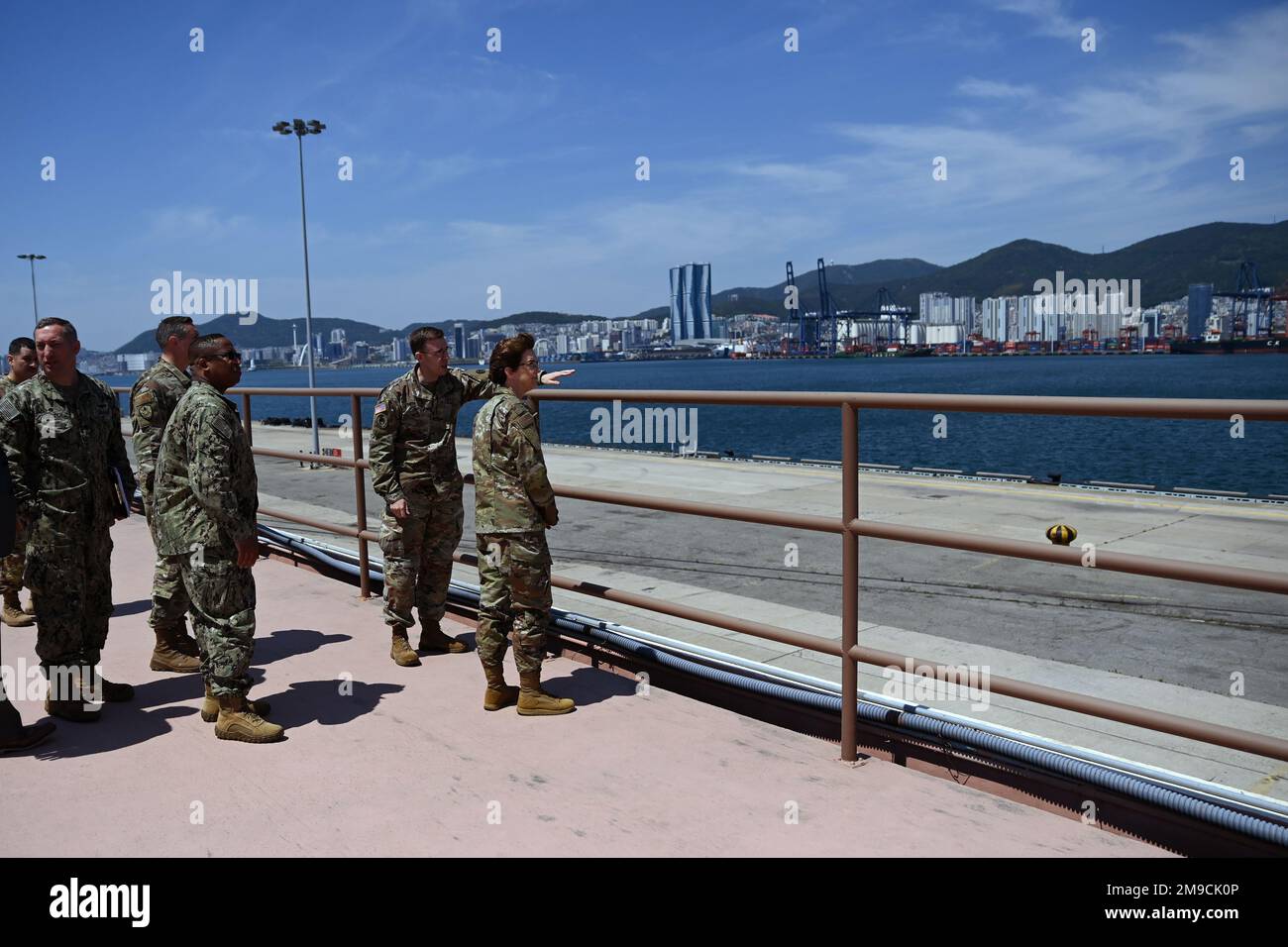 U.S. Army Lt. Col. Jamison Smith, 599th Transportation Brigade ...