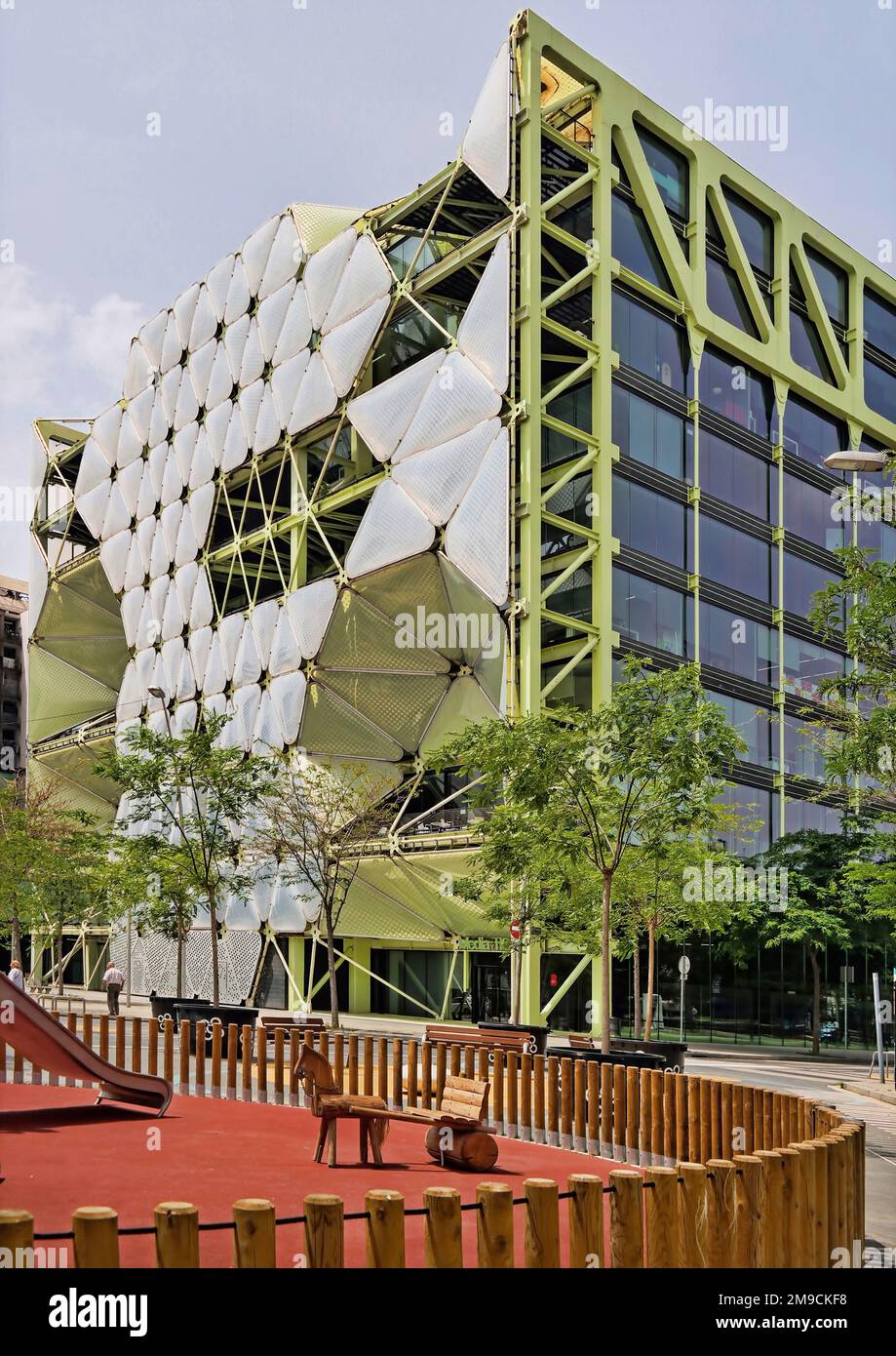 Barcelona, Spain - May 2018: Media-TIC building, meeting point for ...