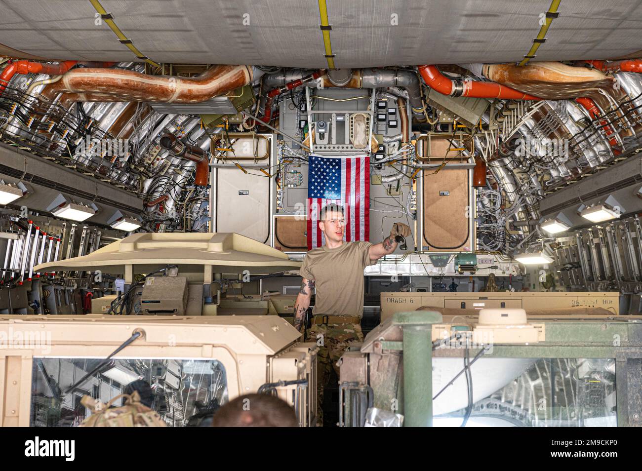 U.S. Air Force Staff Sgt. Jared Soucy, a loadmaster with the 816th ...