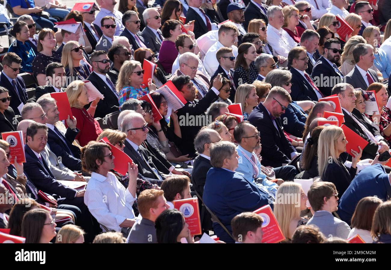 Austin, TX, USA. 17th Jan, 2023. A Republican crowd at the Texas ...