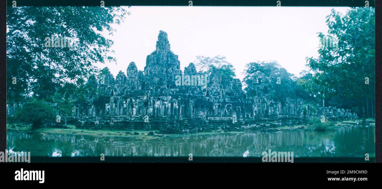 The Bayon Temple, one of the major temple sites at Angkor Wat, Cambodia ...