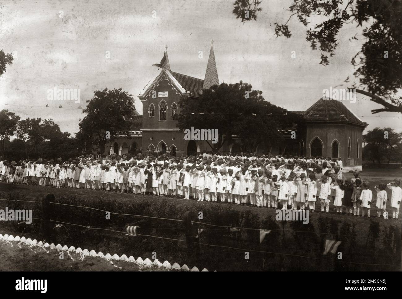 The pupils of Jaora school, Indore, India Stock Photo - Alamy