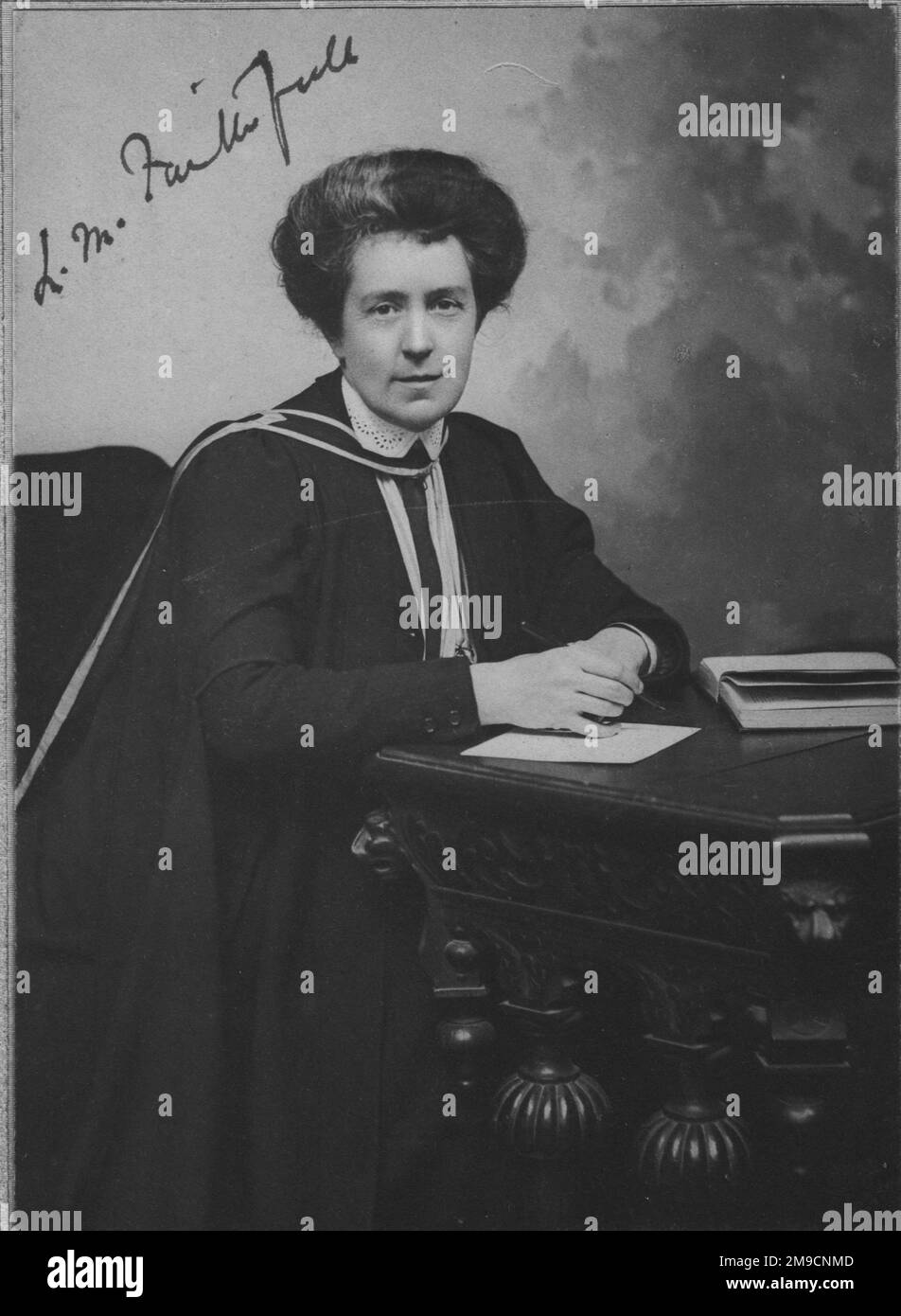 Lillian M Faithfull, Principal of Cheltenham Ladies College. Seen here ...