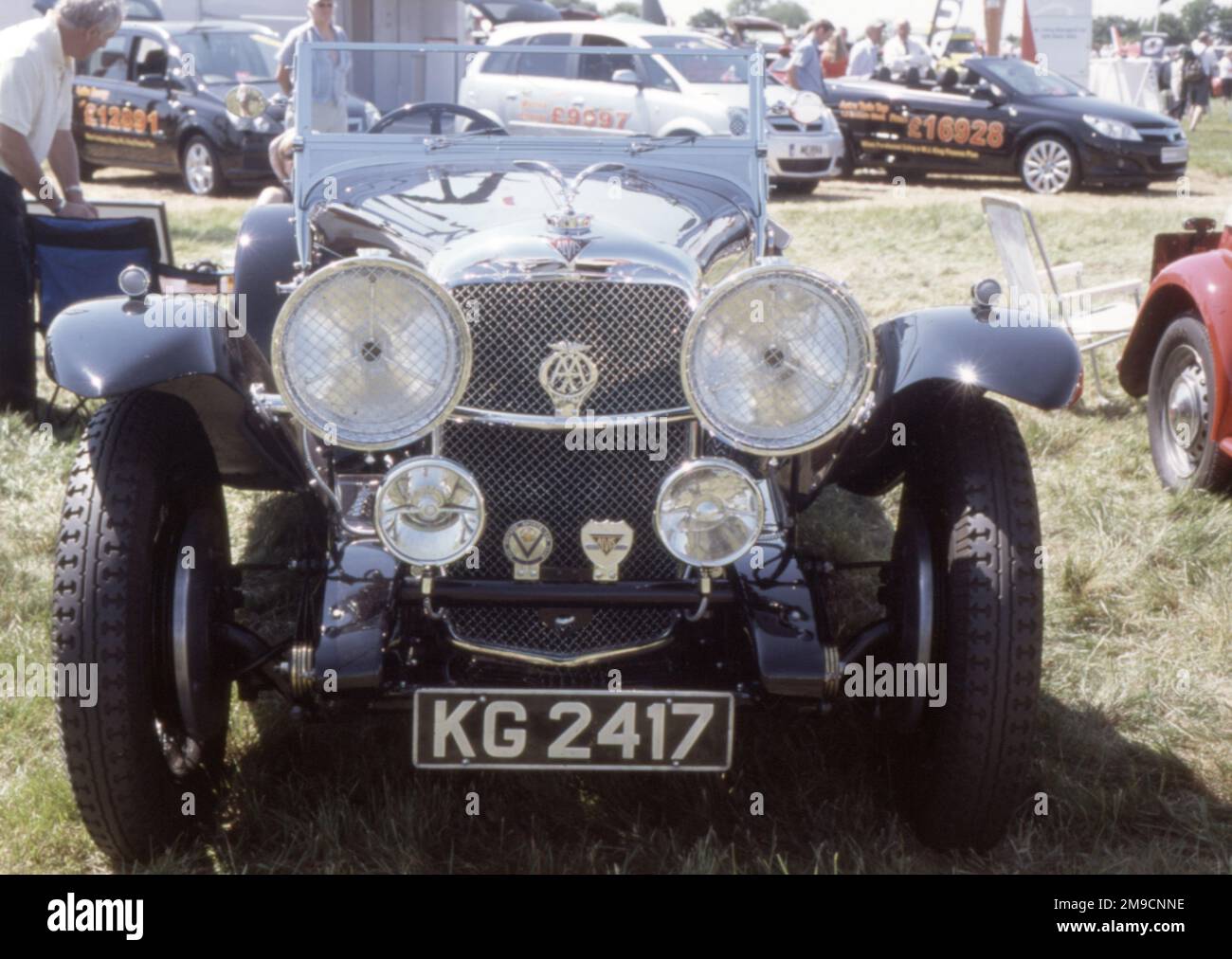 An Alvis classic car, dating from the 1920s and 1930s, registration KG ...