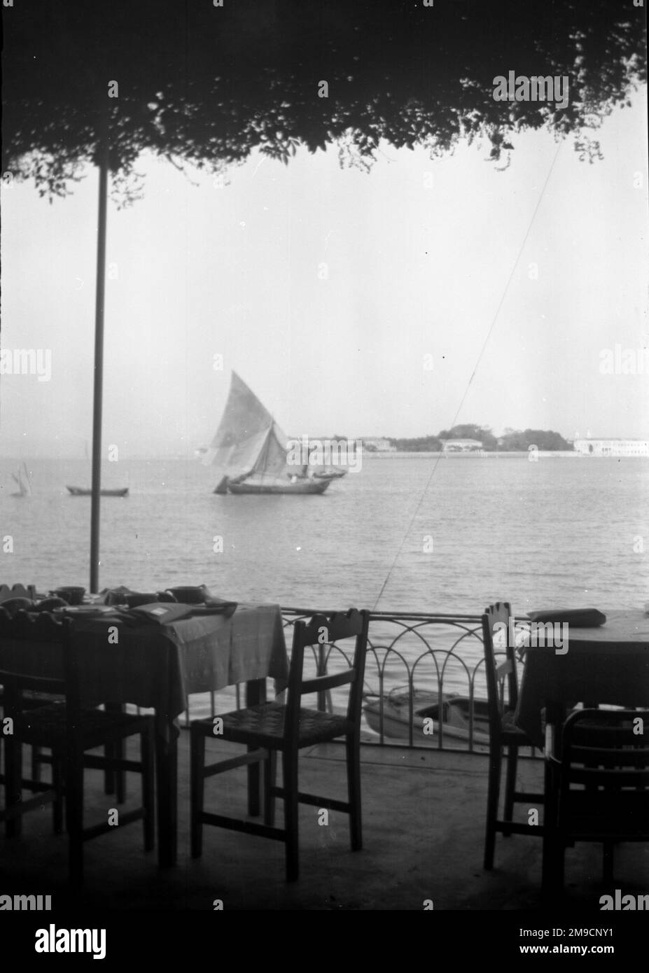 View across the water from the Lido Cafe, Venice Stock Photo - Alamy