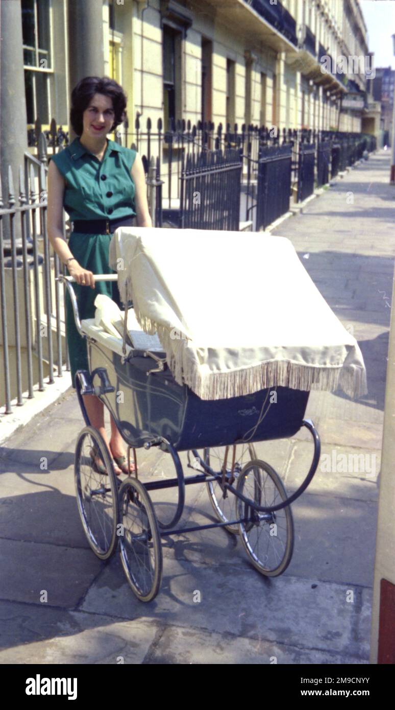 Woman pram 60s hi-res stock photography and images - Alamy