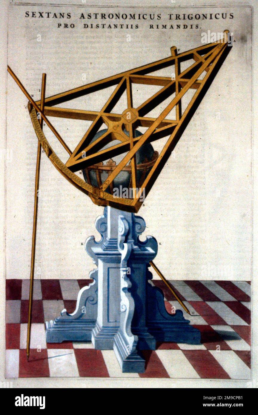 Tycho Brahe - Sextans Astronomicus Trigonicus Stock Photo - Alamy
