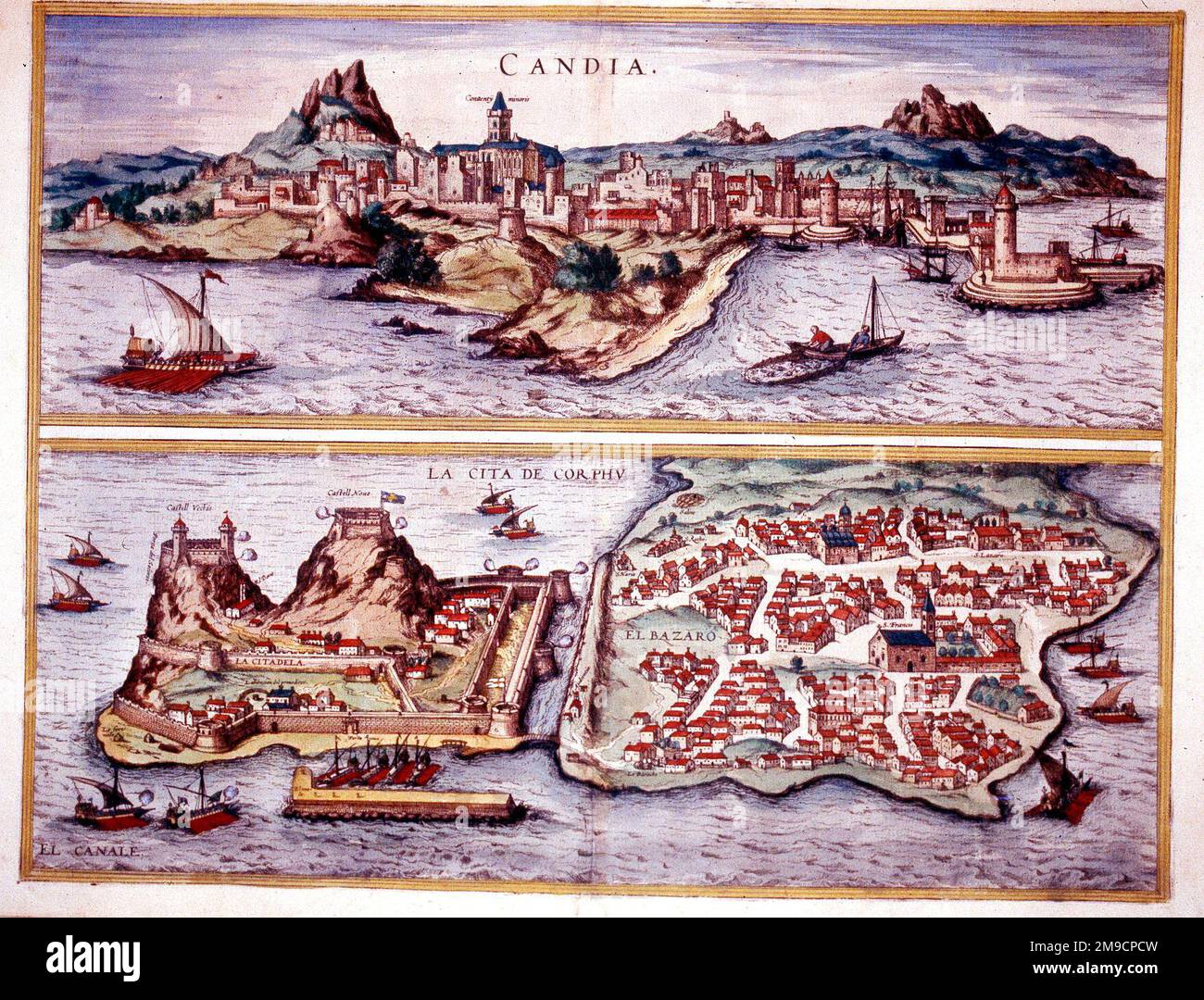 Historical map of corfu hi-res stock photography and images - Alamy