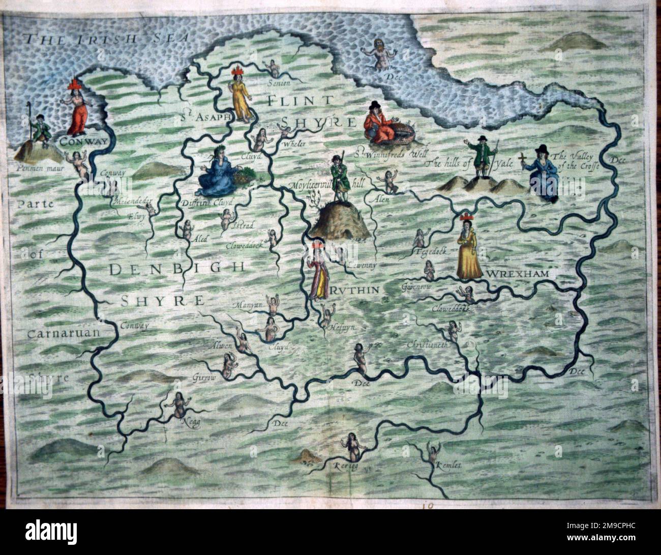 Map of flint hi-res stock photography and images - Alamy