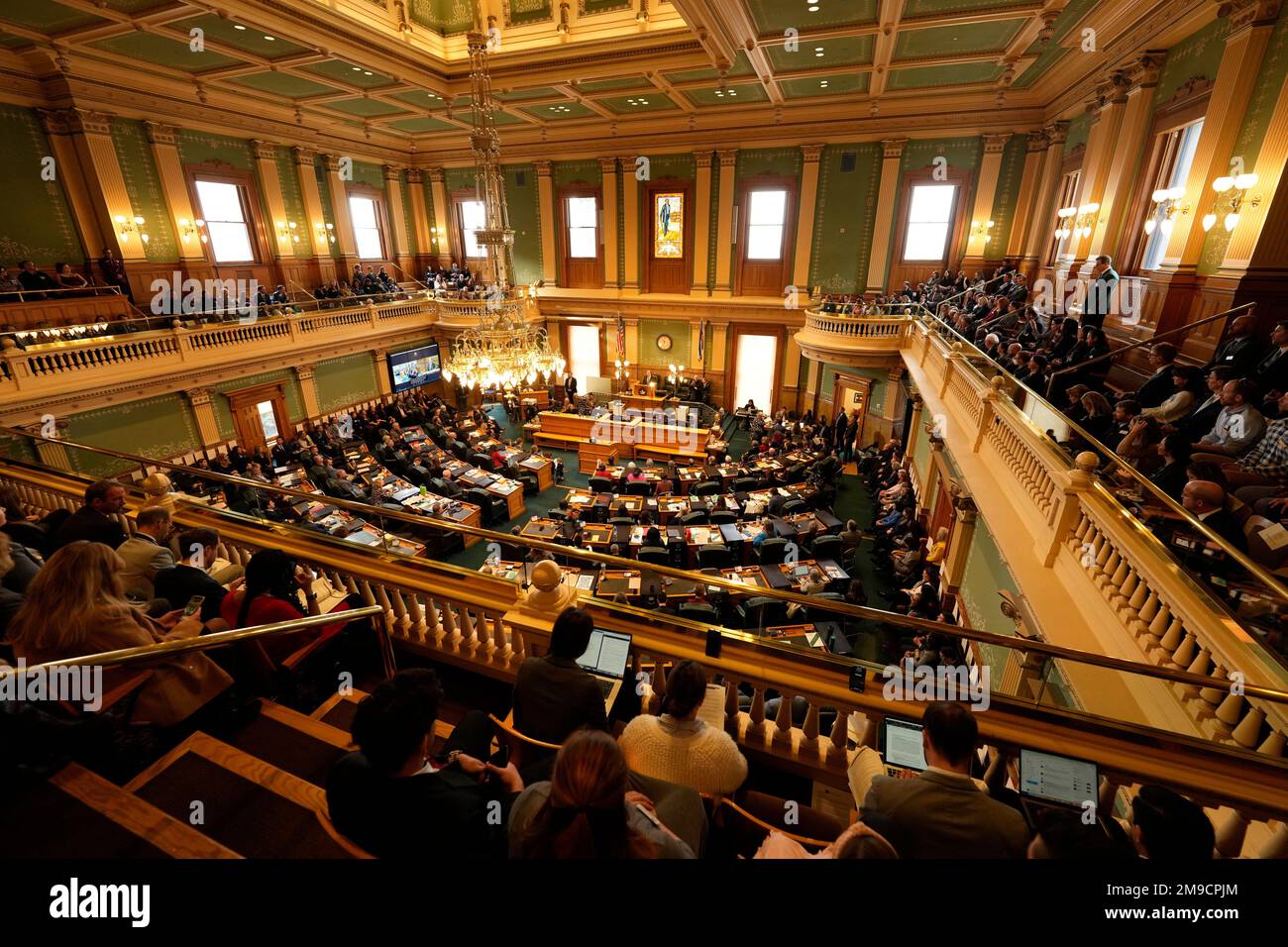 Colorado Governor Jared Polis delivers his State of the State address ...