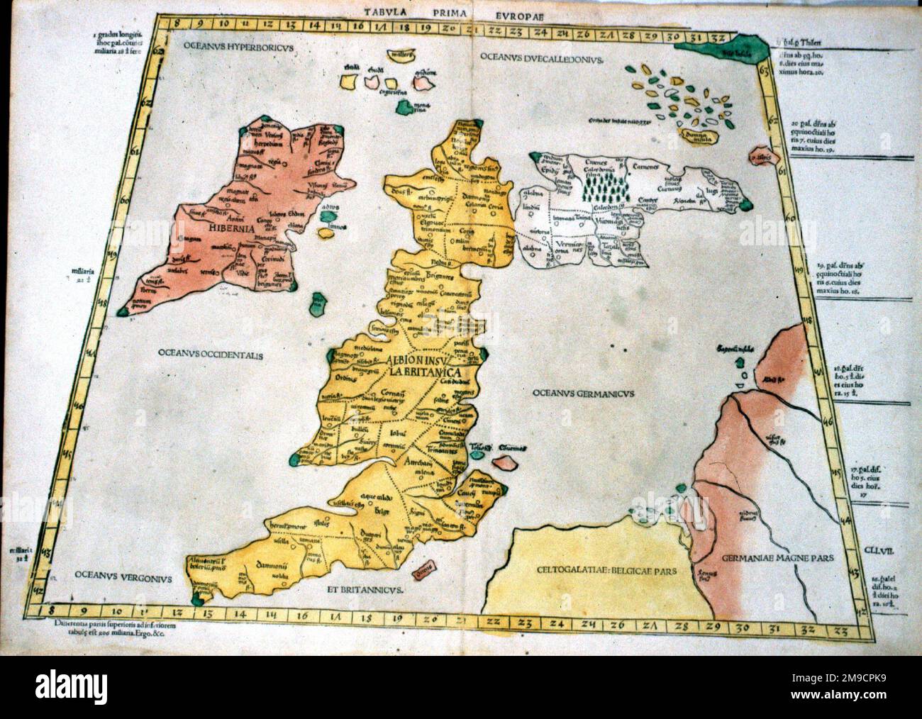 British isles map hi-res stock photography and images - Alamy